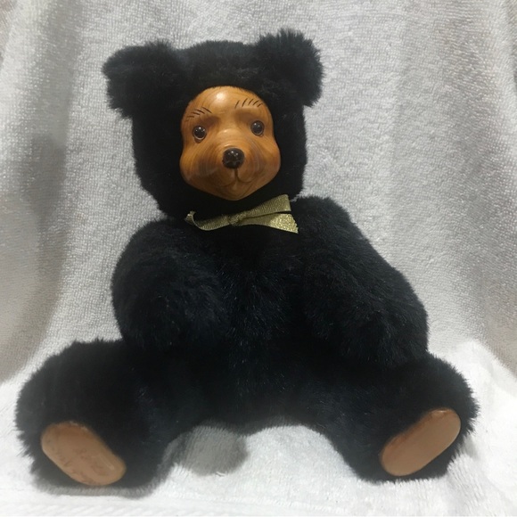 Applause | Other | Vintage Robert Raikes Collector Bear Black Jointed ...